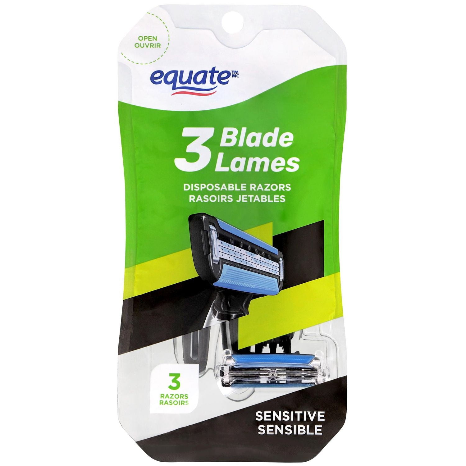 Click here for Equate Mens 3 Blade Disposable Razors prices