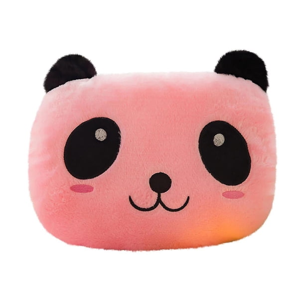 Glowing Panda Pillow Plush Toy Giant Panda Doll Colorful luminous panda ...