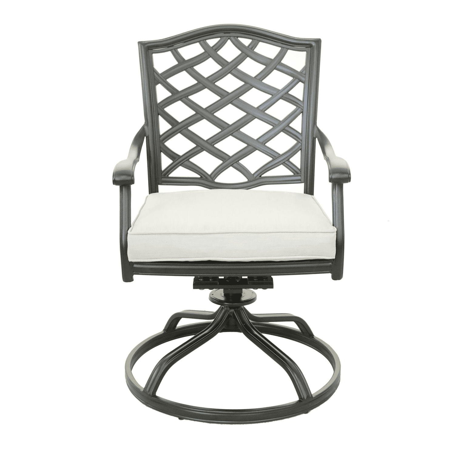 Dining Swivel Chair, Cast Silver, Set of 2 - Walmart.com