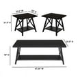 Hancock Park Collection Flash Furniture 3 Piece Coffee and End Table ...