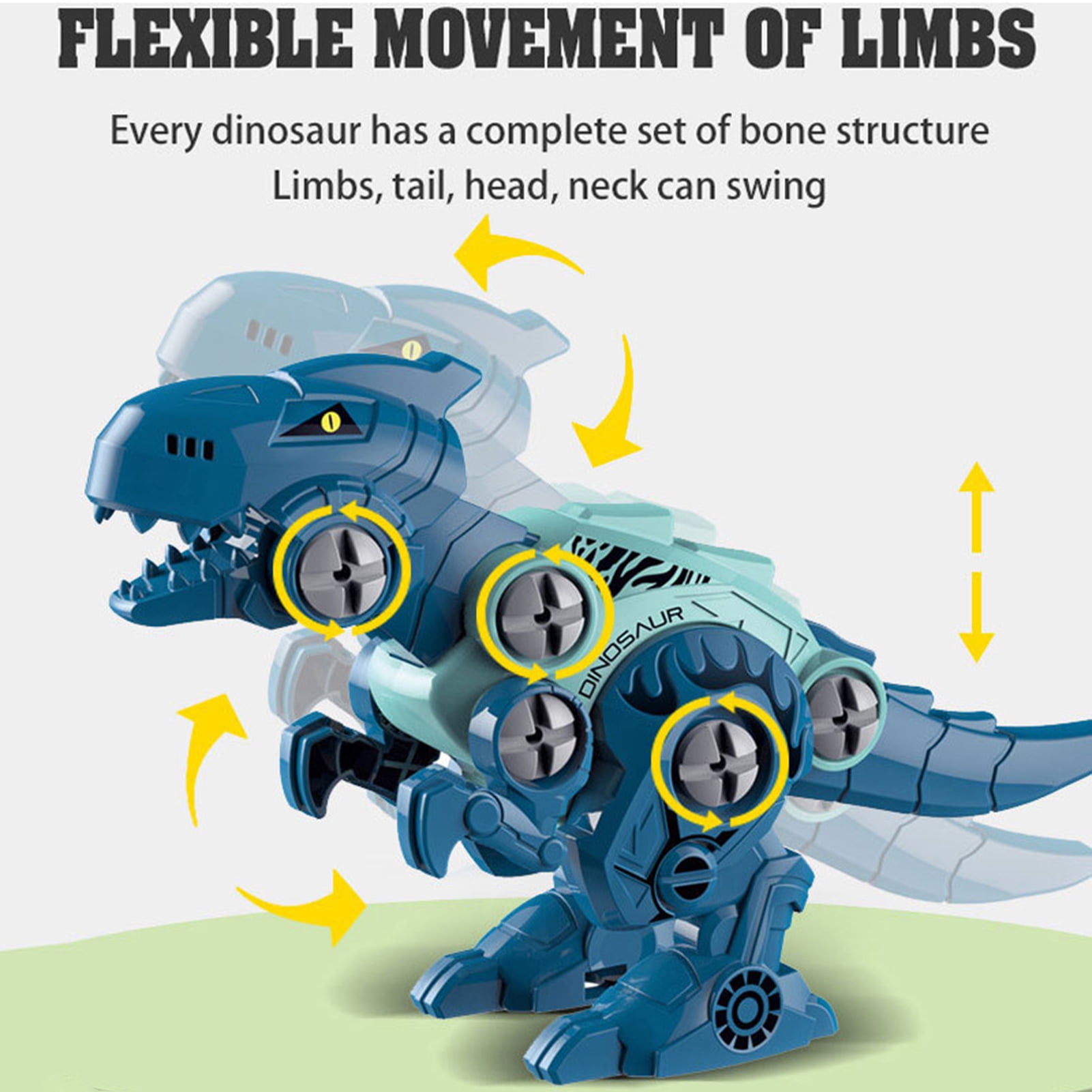 Hesroicy Preschool Toy with Screwdriver Flexible Limbs Movement DIY ...