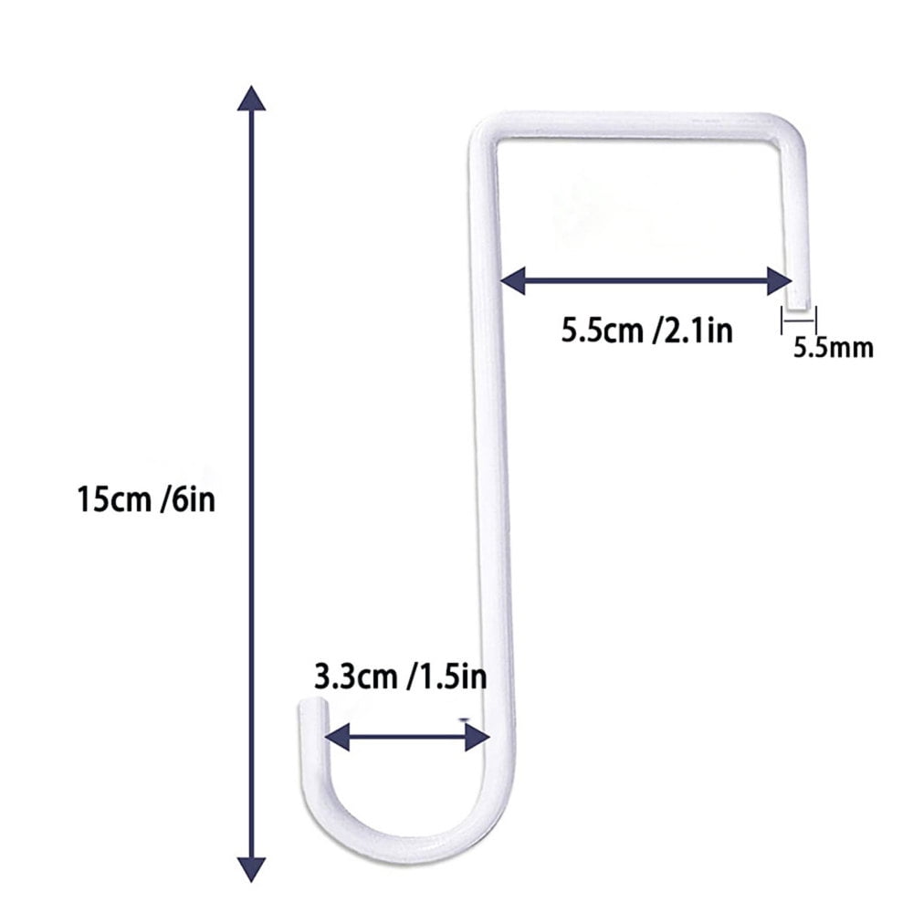 Outdoor Metal Fence Hooks Sturdy Multipurpose Garden Hooks for Hanging ...