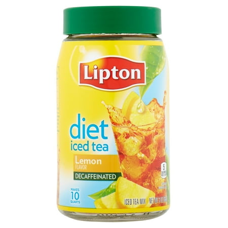 Lipton Diet Decaffeinated Lemon Iced Tea Mix, 10 qt - Walmart.com