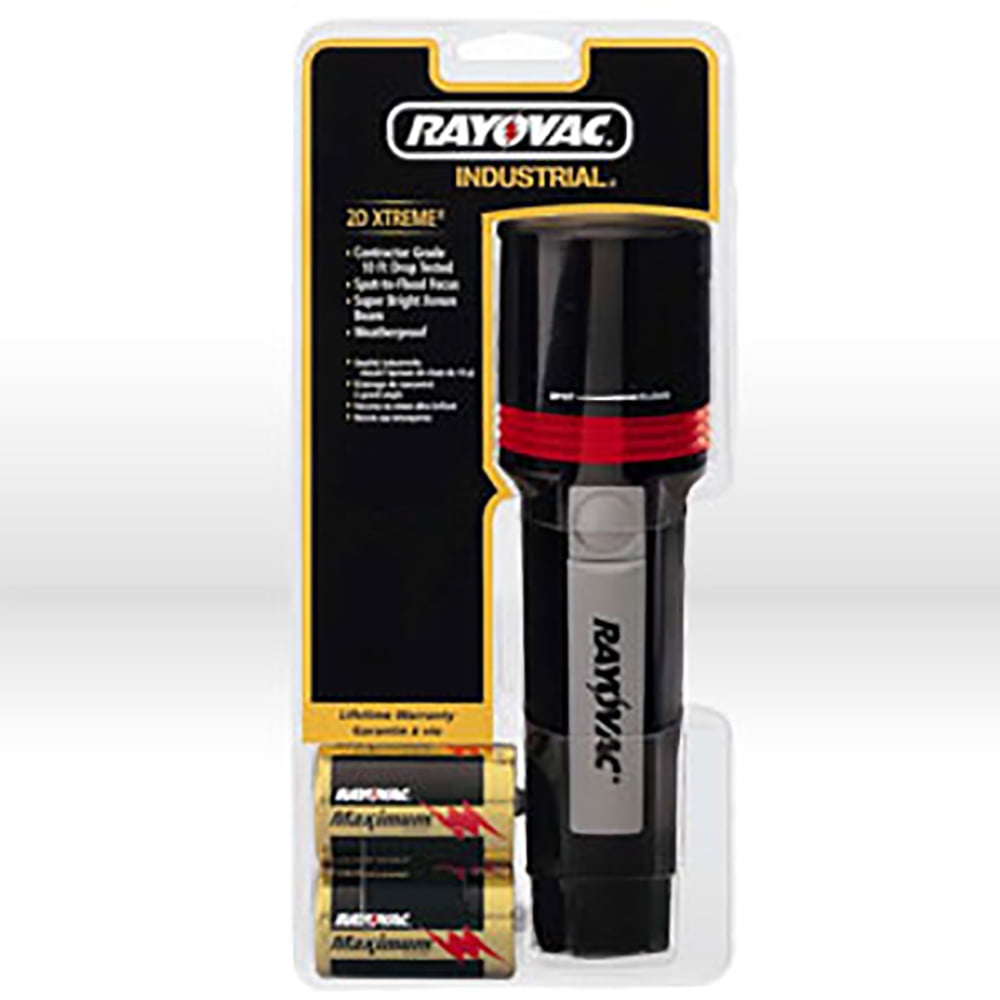 Ray-o-Vac Rayovac Industrial Grade 28 Lumen 2D Xenon Flashlight with ...