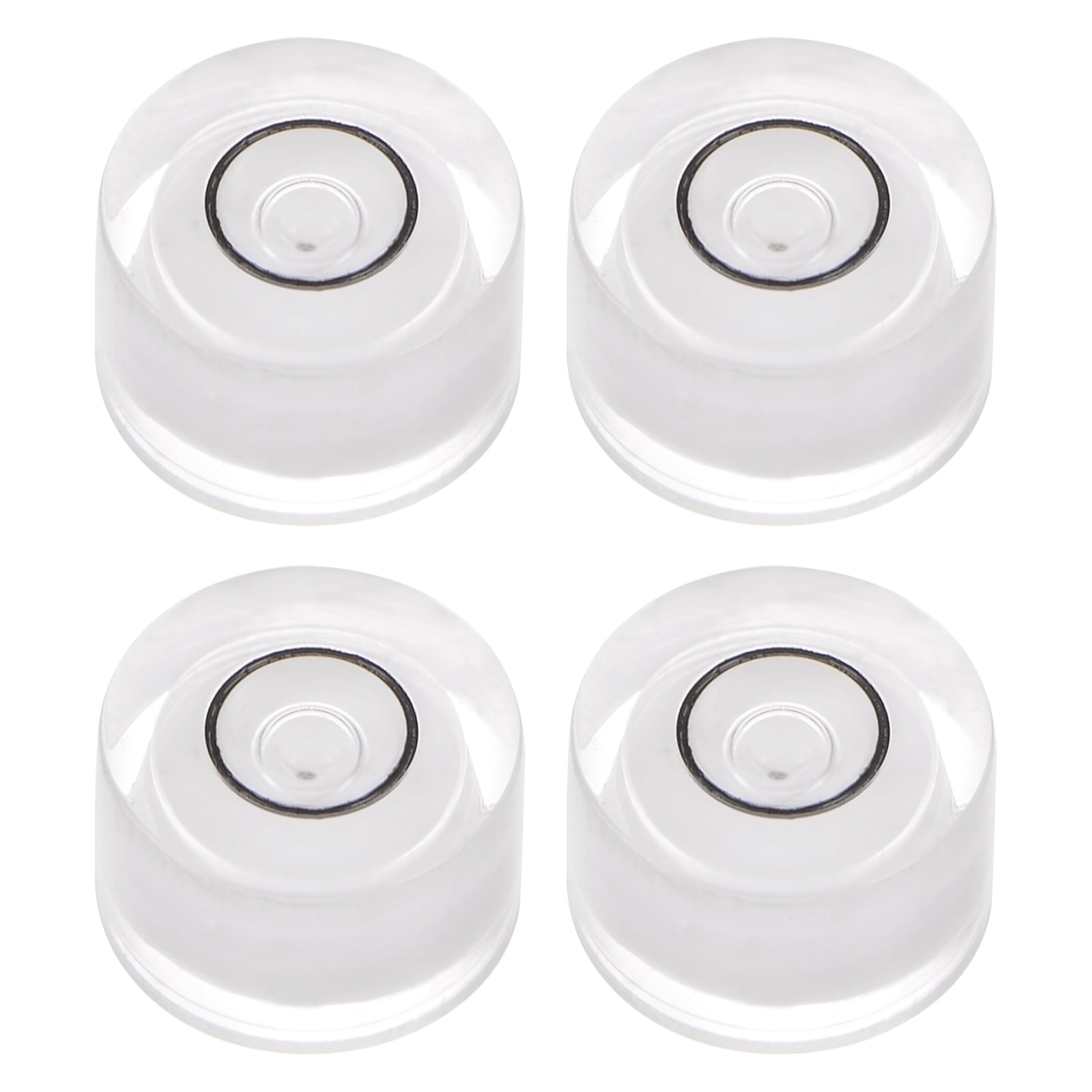 4 Packs Round Bubble Level 10x6mm Mini Circular Bullseye Spirit Levels ...