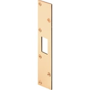 Brass Standard Door Lock Residential Strike Plate - Walmart.com
