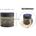 4PCS Solar Mandala Lights, 2026 Metal Mandala Projection Wall Light ...
