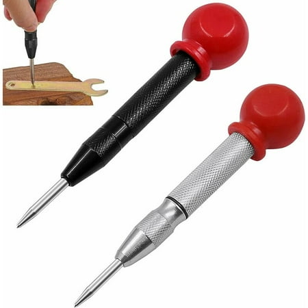 Impact Auto Center Punch 2 Pcs Spring Loaded Center Punch Marking Punch ...