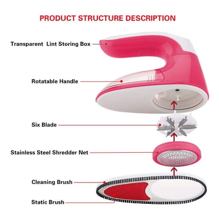 Chargable Electric Sweater Fabric Lint Clothing Pill Shaver Remove ...