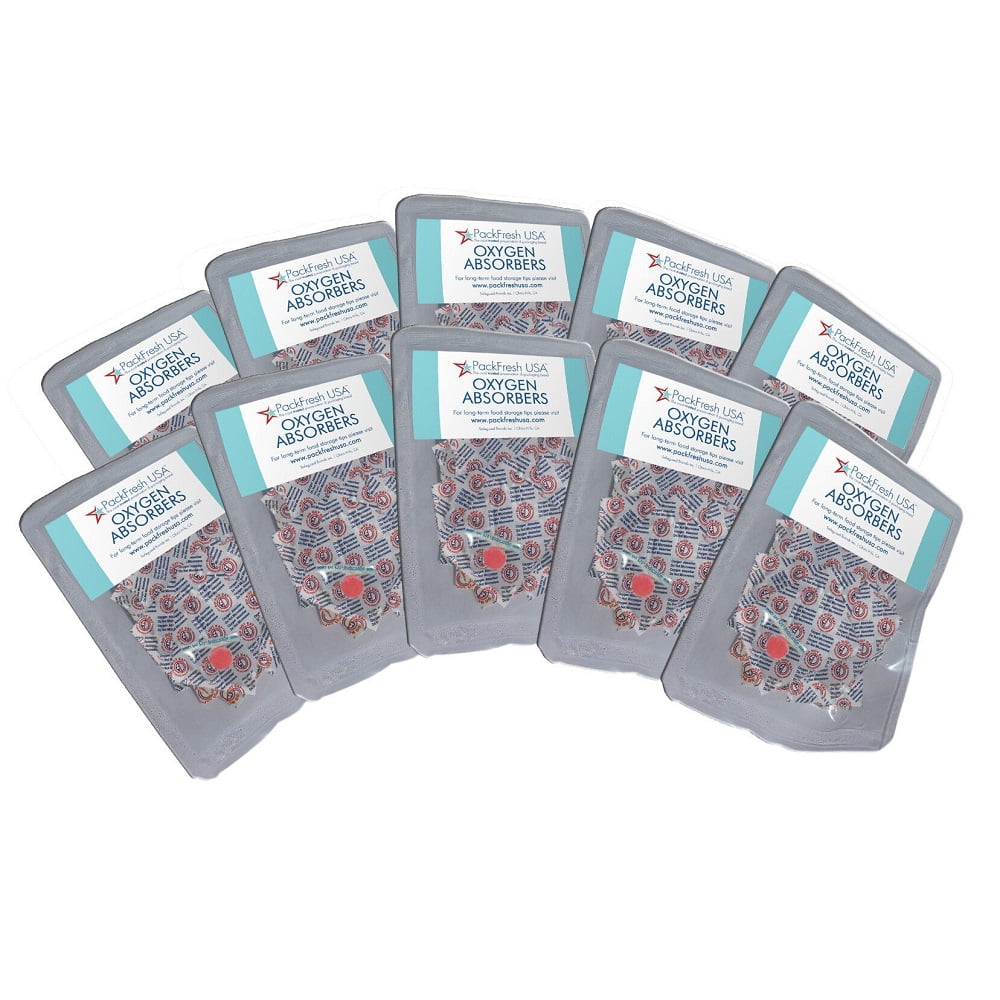 New 500cc Oxygen Absorber Packs Food Grade 100 Pack - Walmart.com