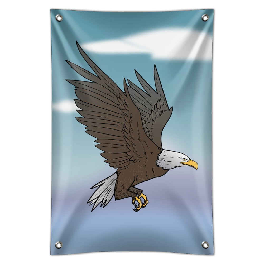 Bald Eagle Flying Home Business Office Sign - Walmart.com