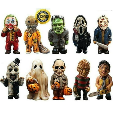 Garden Statue Resin Ornaments Halloween Zombie Gnome Horror Movie ...