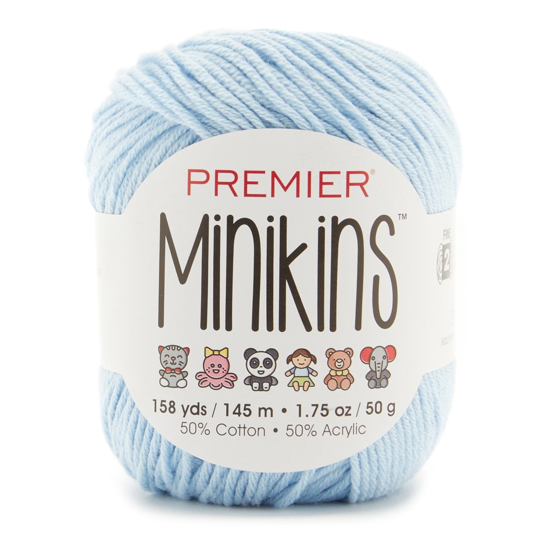 Premier Minikins Yarn-Baby Blue - Walmart.com