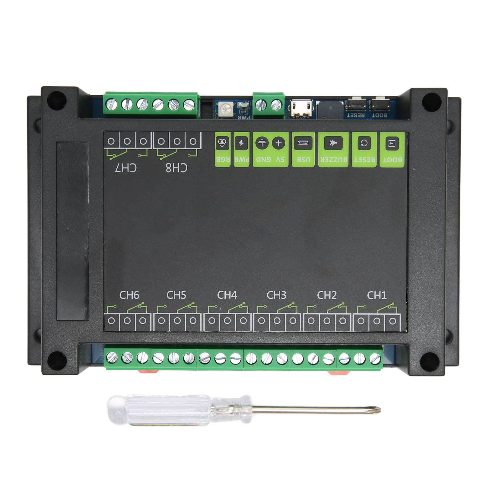 ZOUSSIQI 8 Channel Relay Module Power Isolation Photocoupler Isolation ...