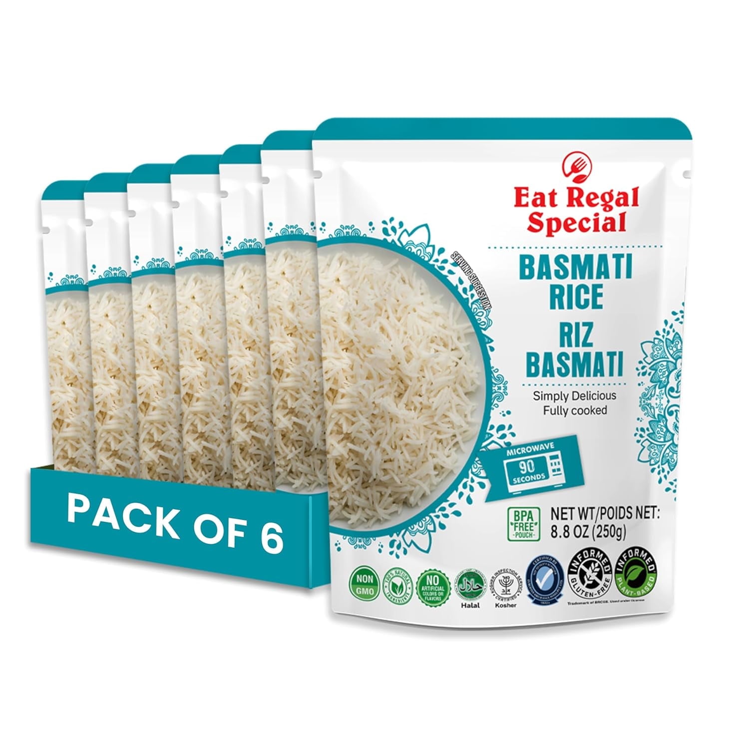 Click here for Eat Regal Basmati Rice - Fully Cooked  Microwaveab... prices