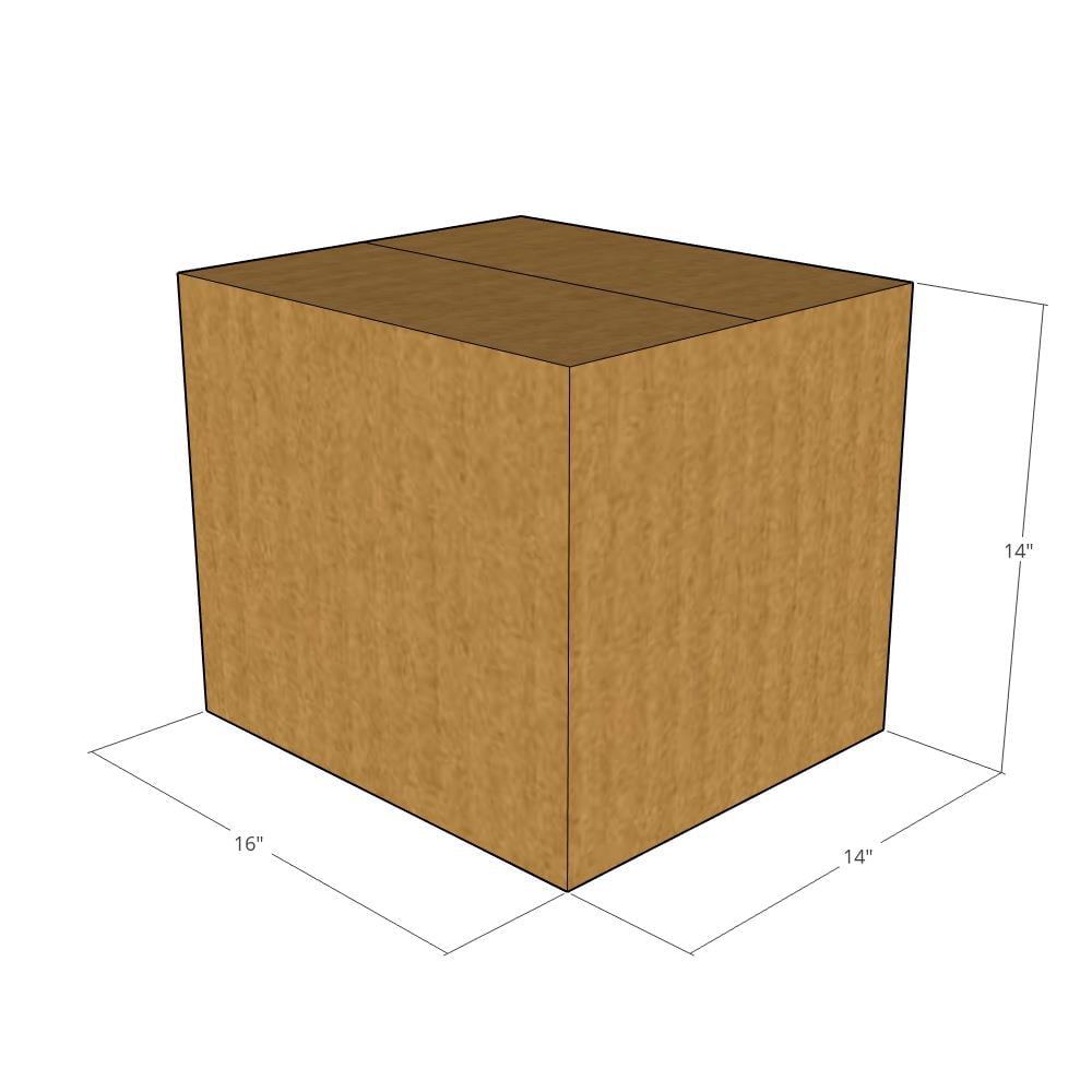 16x14x14 Corrugated Boxes -New for Moving or Shipping Needs - Walmart.com