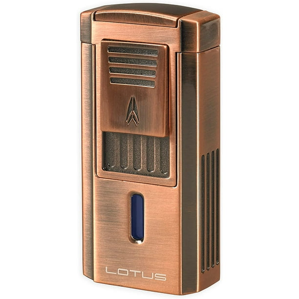 Lotus Duke V Cigar Lighter with Triple Pinpoint Wind-Resistant Torch ...