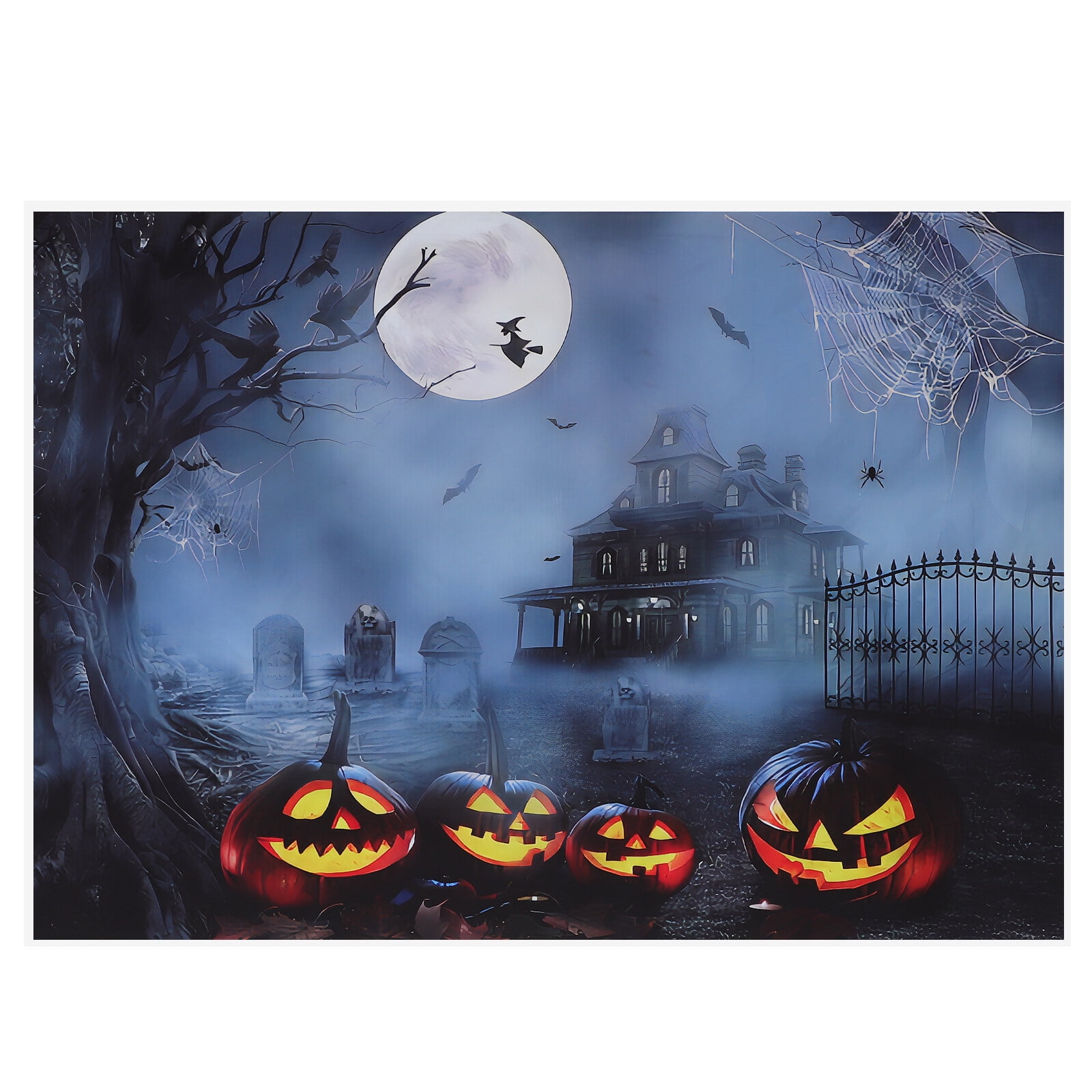Halloween Theme Backdrop Photo Backdrop Party Haunted House Background ...