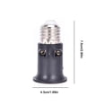 E27 100-240V Light Bulb Socket Adapter with Plug, Screw-in Lamp Holder ...