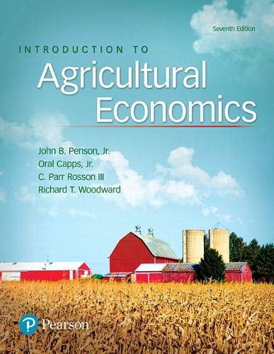 Pre-Owned Introduction to Agricultural Economics (Hardcover) 013460282X ...