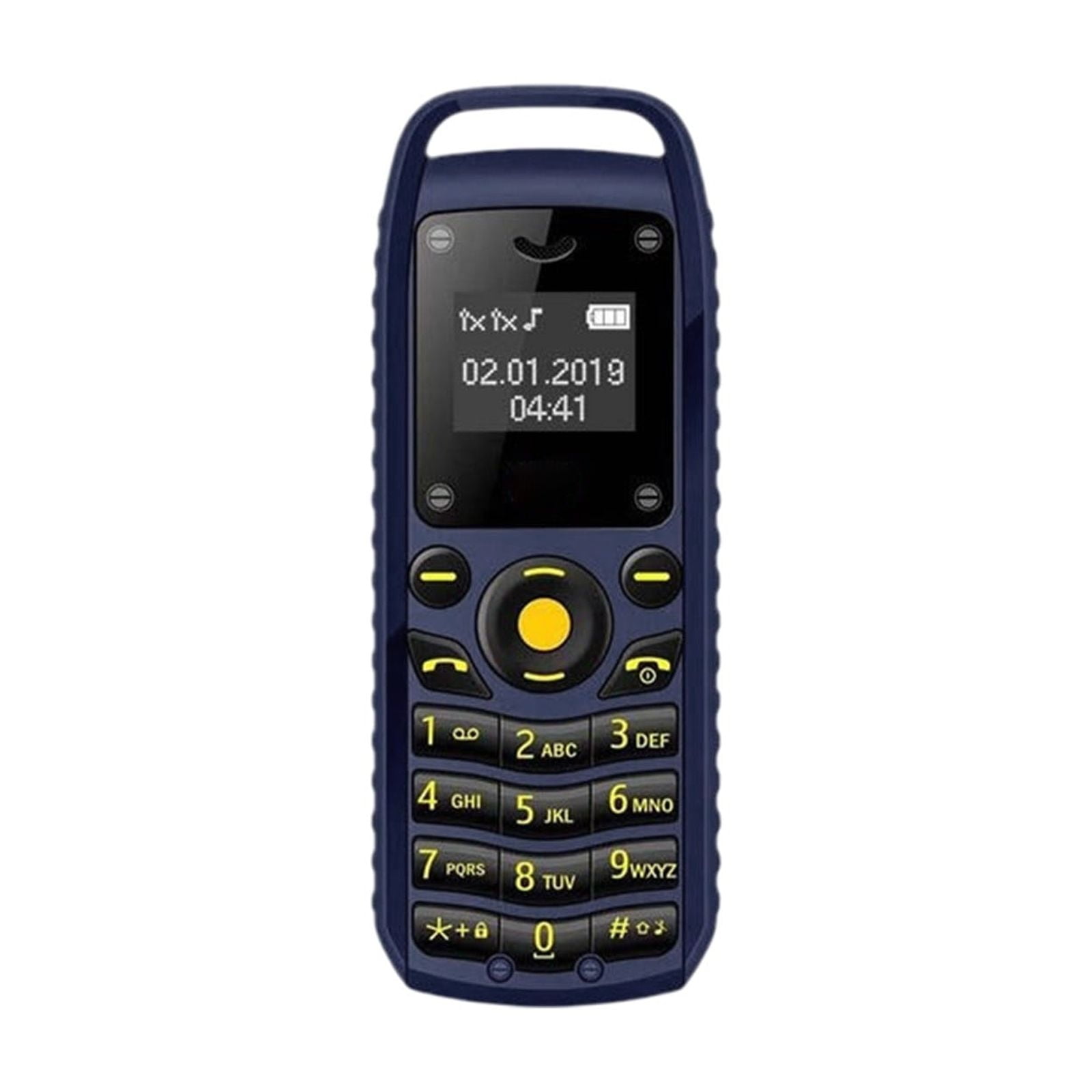 Blue Compact Flip Phone With Double Sim And Bluetooth Functionality For ...
