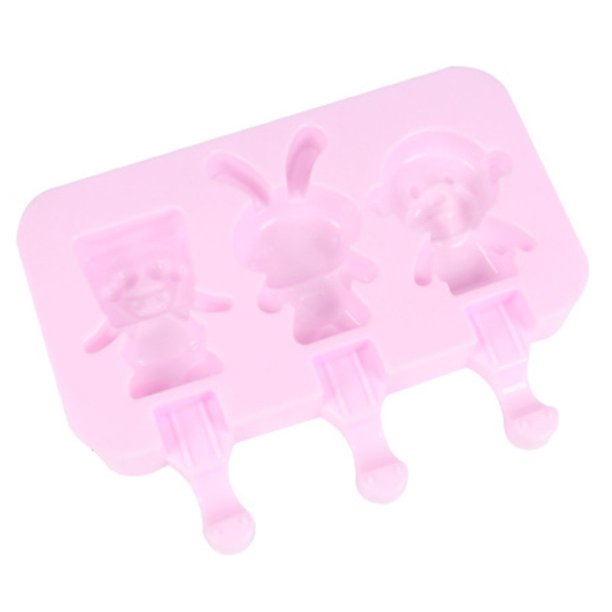 Labymos Food Grade Soft Silica Gel 2/3 Conjoined Ice Cream Mould With ...