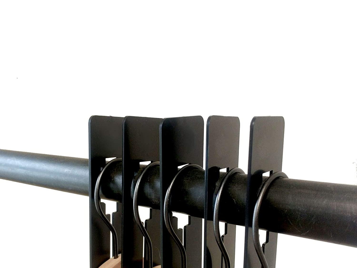 NAHANCO QSDBBLANK50, Black Rectangular Clothing Size Dividers, Blank ...