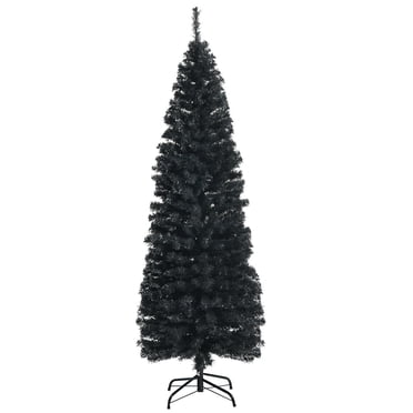 Best Choice Products 7.5ft Tall Artificial Black Christmas Tree w ...
