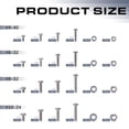 700 PCS Screws Bolts and Nuts Assortment Kit #4-40#6-32#8-32#10-24 304 ...