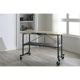 COSCO SmartFold Portable Workbench / Folding Utility Table (Gray Steel ...