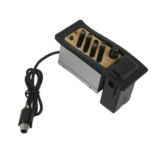 Guitar Preamp Piezo Pickup, Bass Mid And Treble Acoustic Guitar Pickup ...