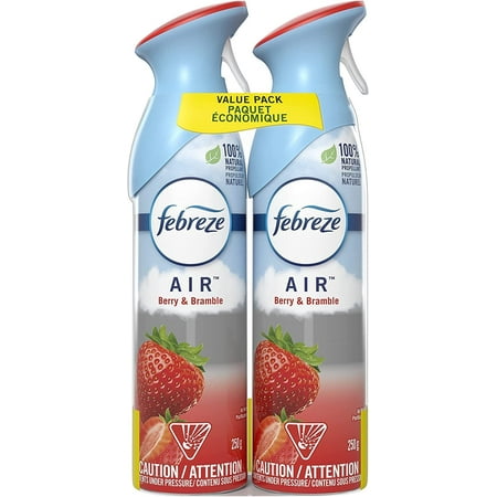 Febreze Air Freshener Spray, Odor Eliminator, Berry & Bramble, 2 Count ...