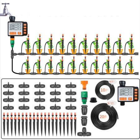 Mini Large Screen Automatic Timer Drip Waterer Smart Irrigation ...