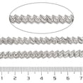 5 m 304 Stainless Steel Link Chains Unwelded Stainless Steel Color ...