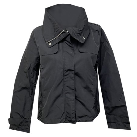 Nautica Women Water Resistant Storm Flap Jacket (S, Black) | Walmart Canada