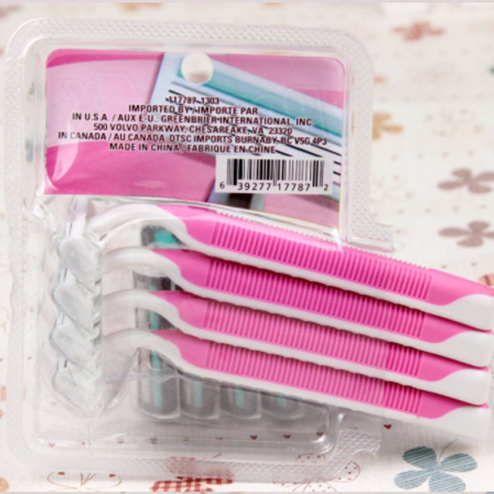4pcs Women Shaver 3 Layer Blades and 1pc Razor machine Lady Razor ...