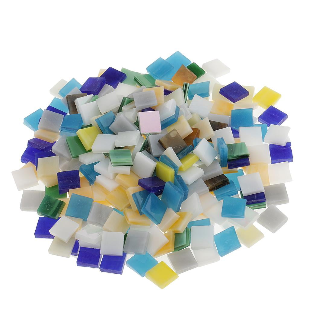 Spring Green glass supplies 250 gr Green mosaic glass tiles stained ...