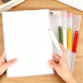 A4 Document Folder with Dual Rod Closure - Rotating Plastic File ...