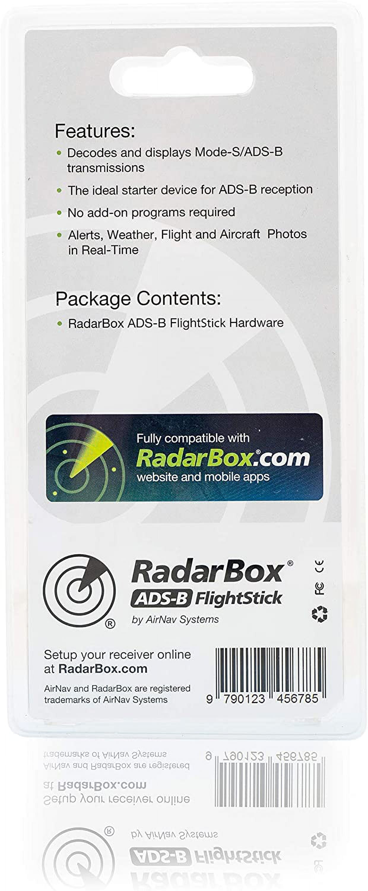 Radarbox X Range 2 AirNav RadarBox FlightStick - USB ADS-B Receiver For ...