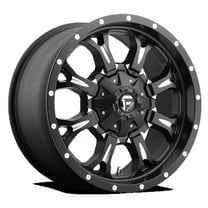 Fuel 1PC Aluminum Rim D786 UNIT 17X9in Matte Black with Matte Black ...