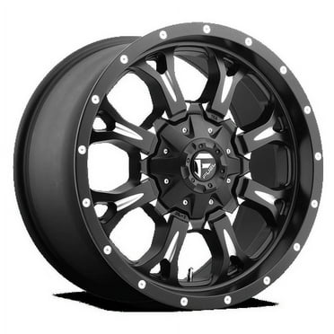 Fuel Cleaver 20X9 Gloss Black Milled Wheel - Walmart.com