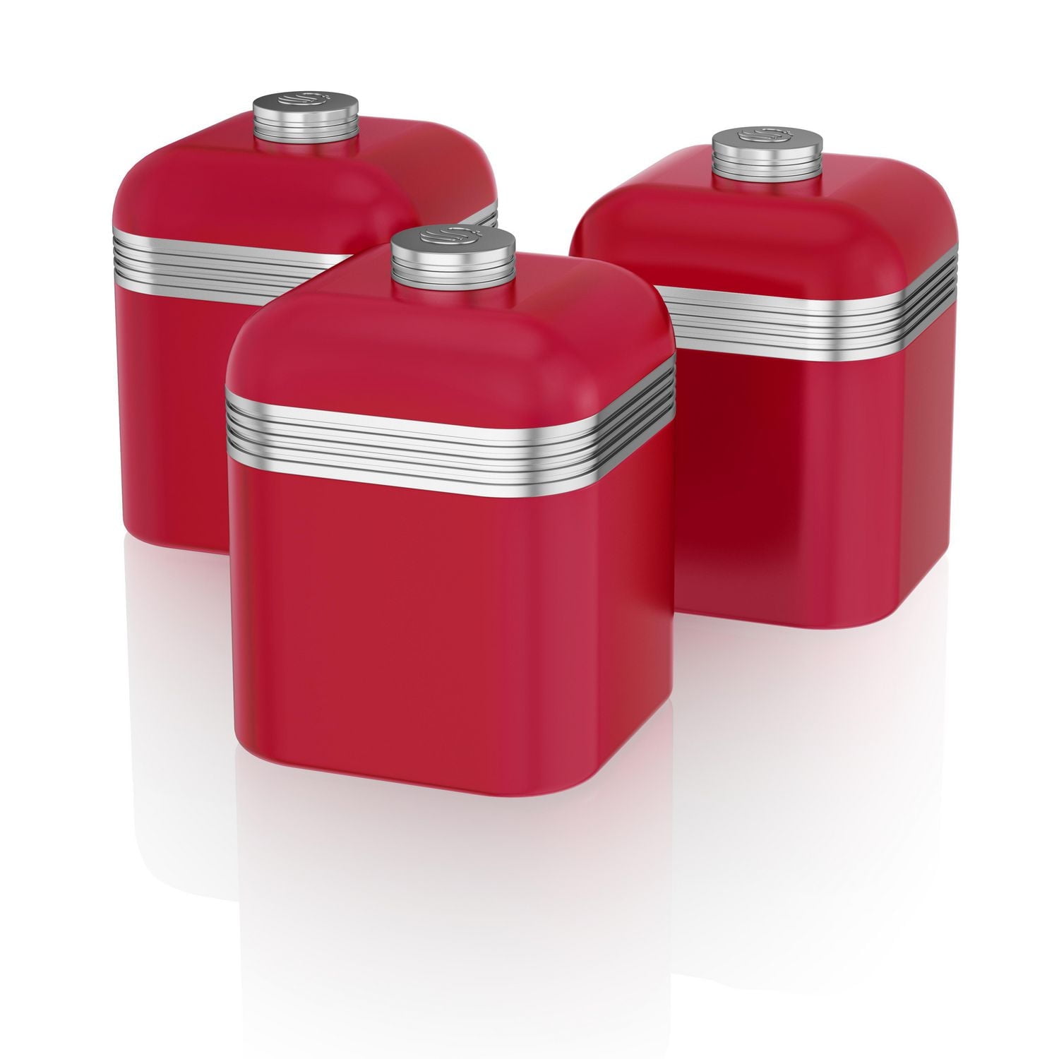 Click here for Swan Retro Set Of 3 Cannisters prices