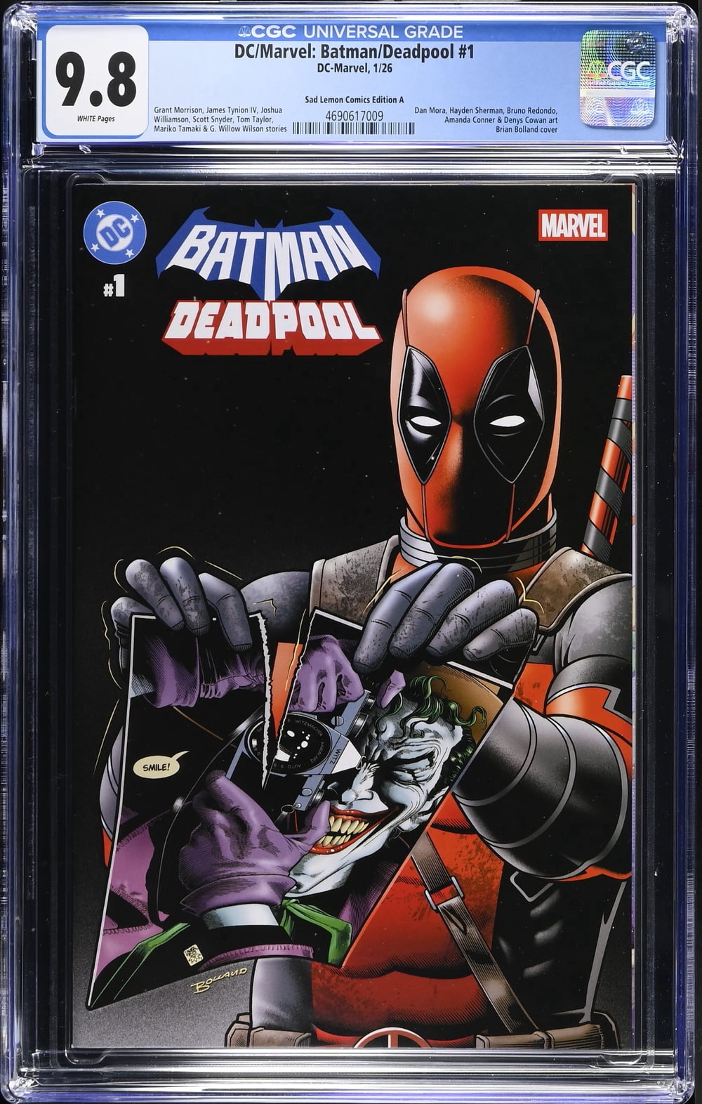 DC/Marvel: Batman/Deadpool #1 - CGC 9.8 Comic Book - Walmart.com