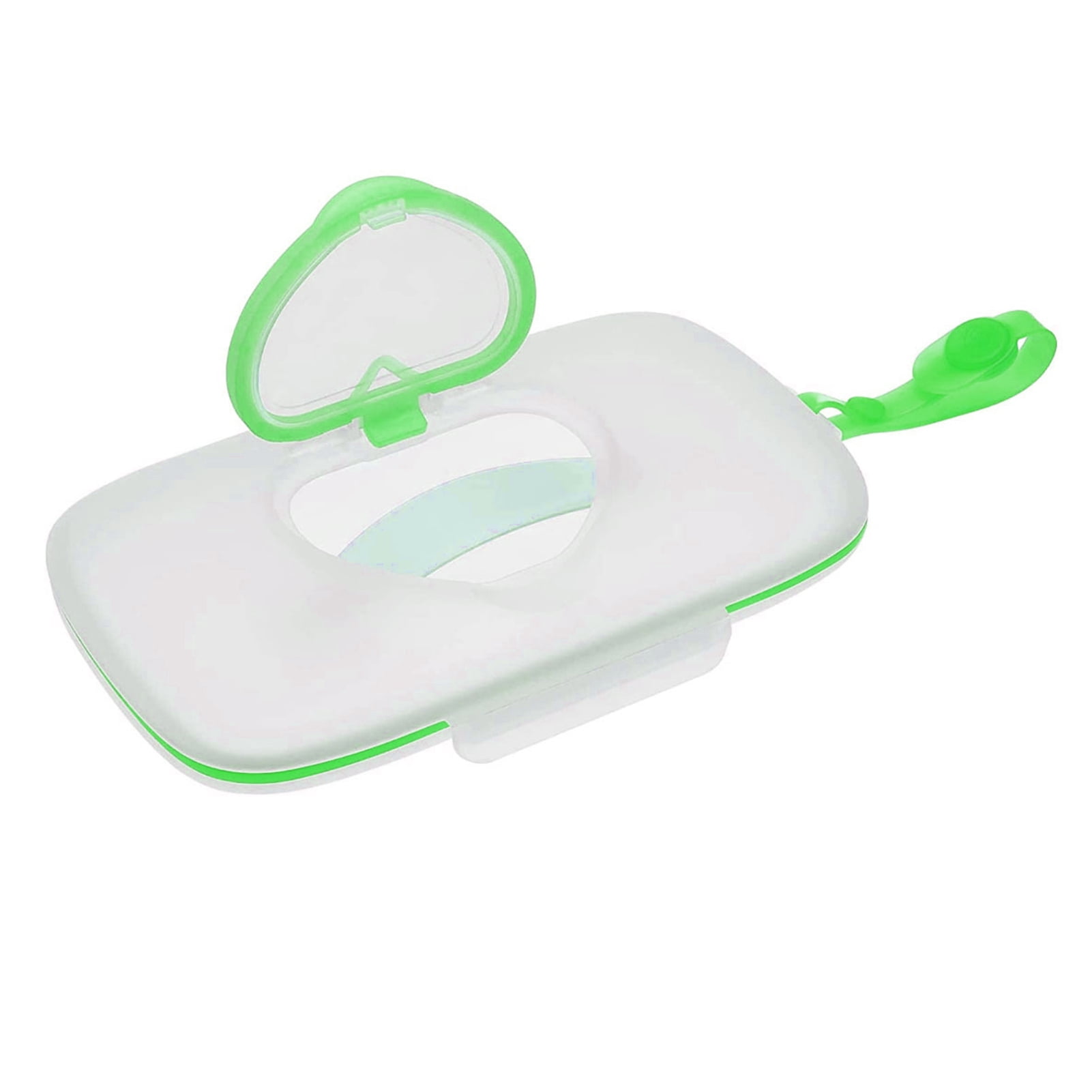 Portable Wet Wipe Storage Box - Refillable, Transparent Visible, Love ...