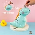 MKLZ Dinosaur Piggy Bank for Kids, Ceramic Coin Saving Money Bank for ...