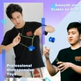 MAGICYOYO Professional Unresponsive Yoyo V10 Blue Splash- Finger Spin ...