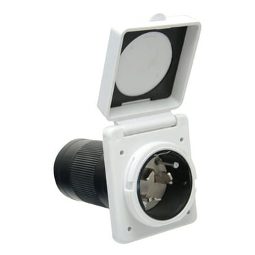 Marinco / Park Power 301ELRV.BLK 30 Amp 125V Stndrd Rv Inlet - Walmart.com