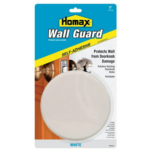 Homax Wall Guard Wall Patch, Hardware Bumper, White, 5 inches Diameter ...
