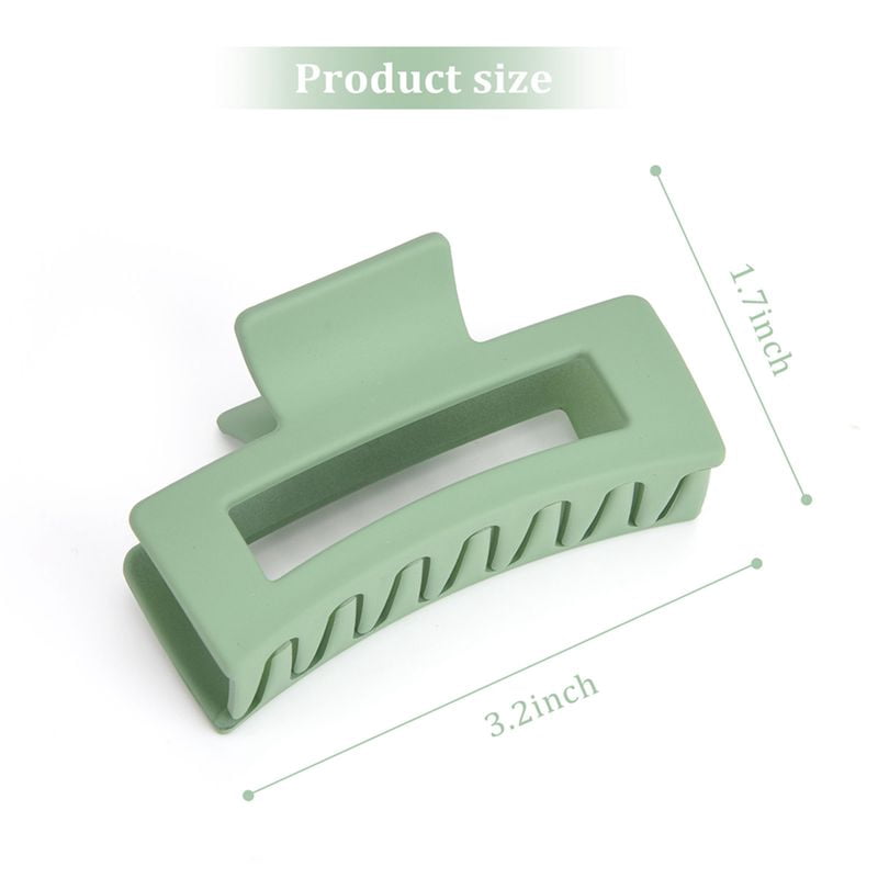 Yaoping 4 Pieces Hair Claw Clip Set,3 Inches Non-slip Large Claw Clip ...