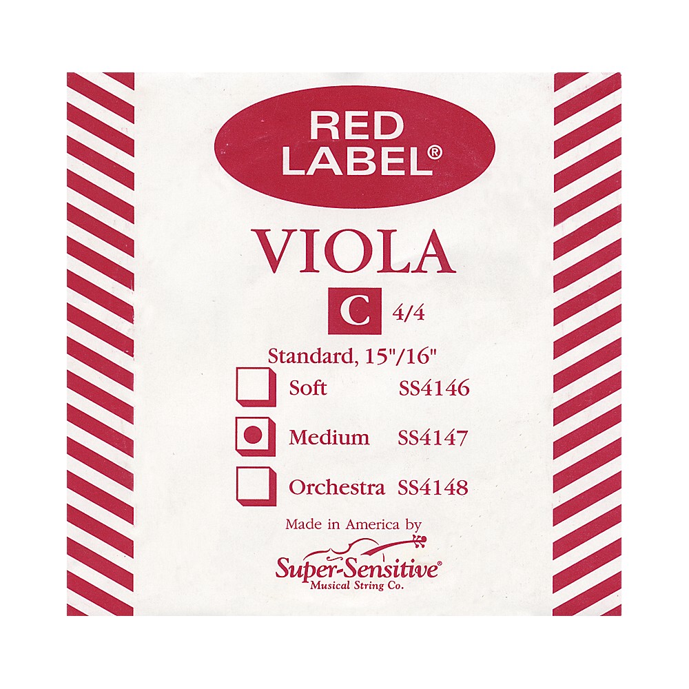 Super Sensitive Red Label Viola C String Mini (12-in.) - Walmart.com